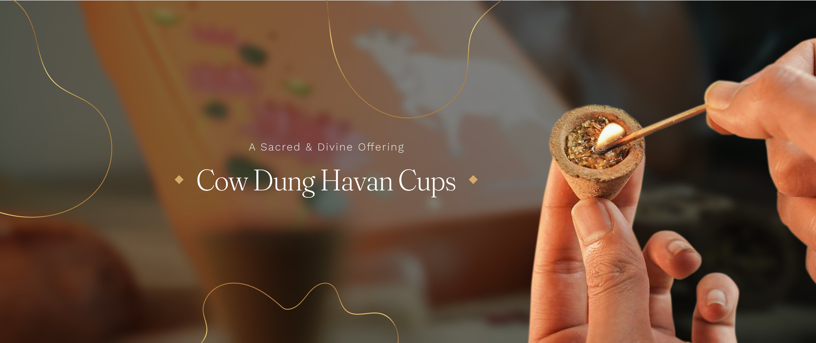 Cow Dung Havan Cups